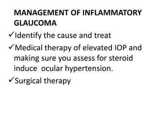 Inflamatory glaucoma | PPT