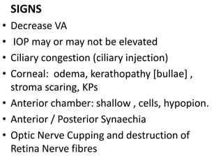 Inflamatory glaucoma | PPTX
