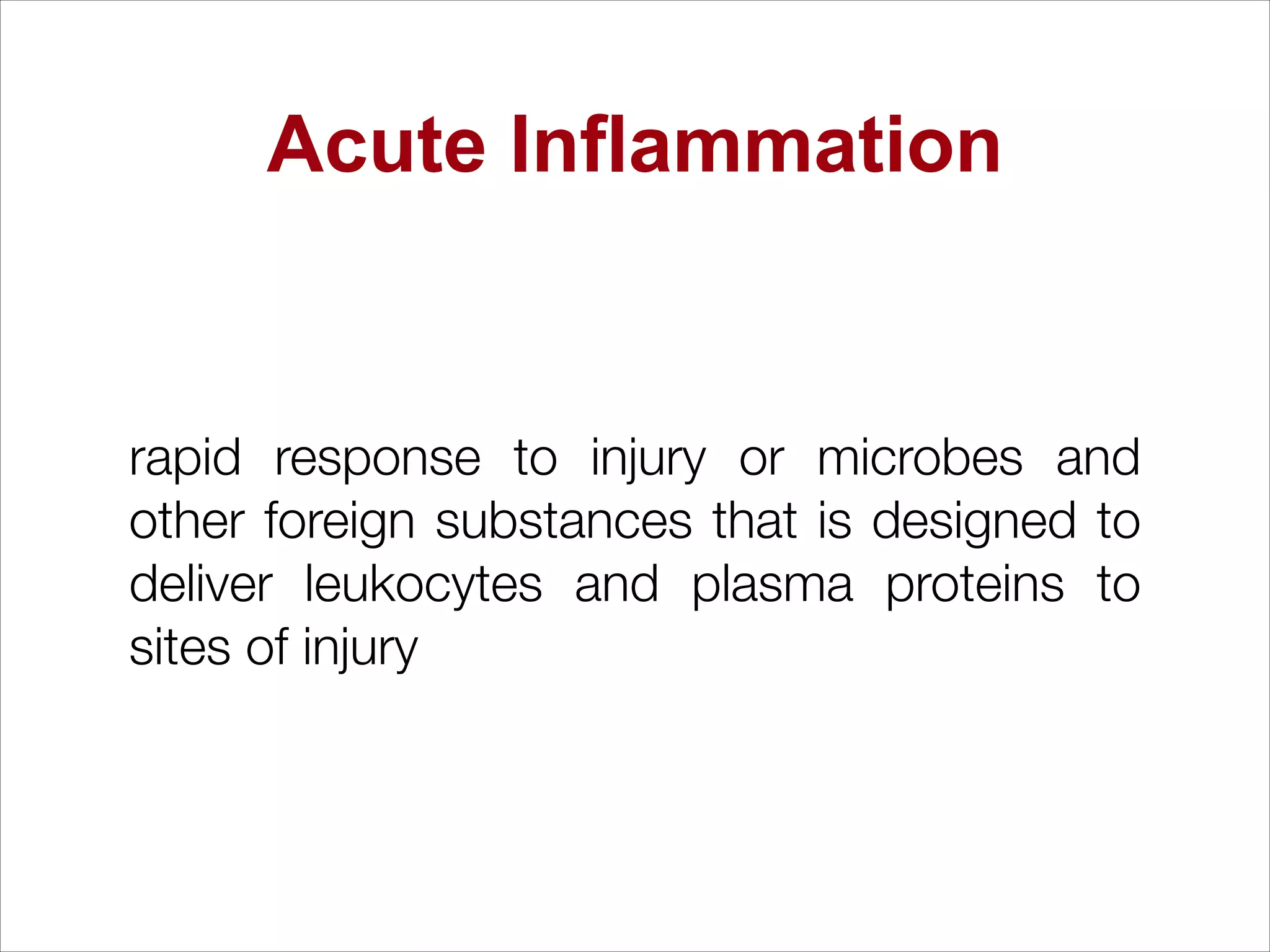 Inflammation, role and types. | PDF