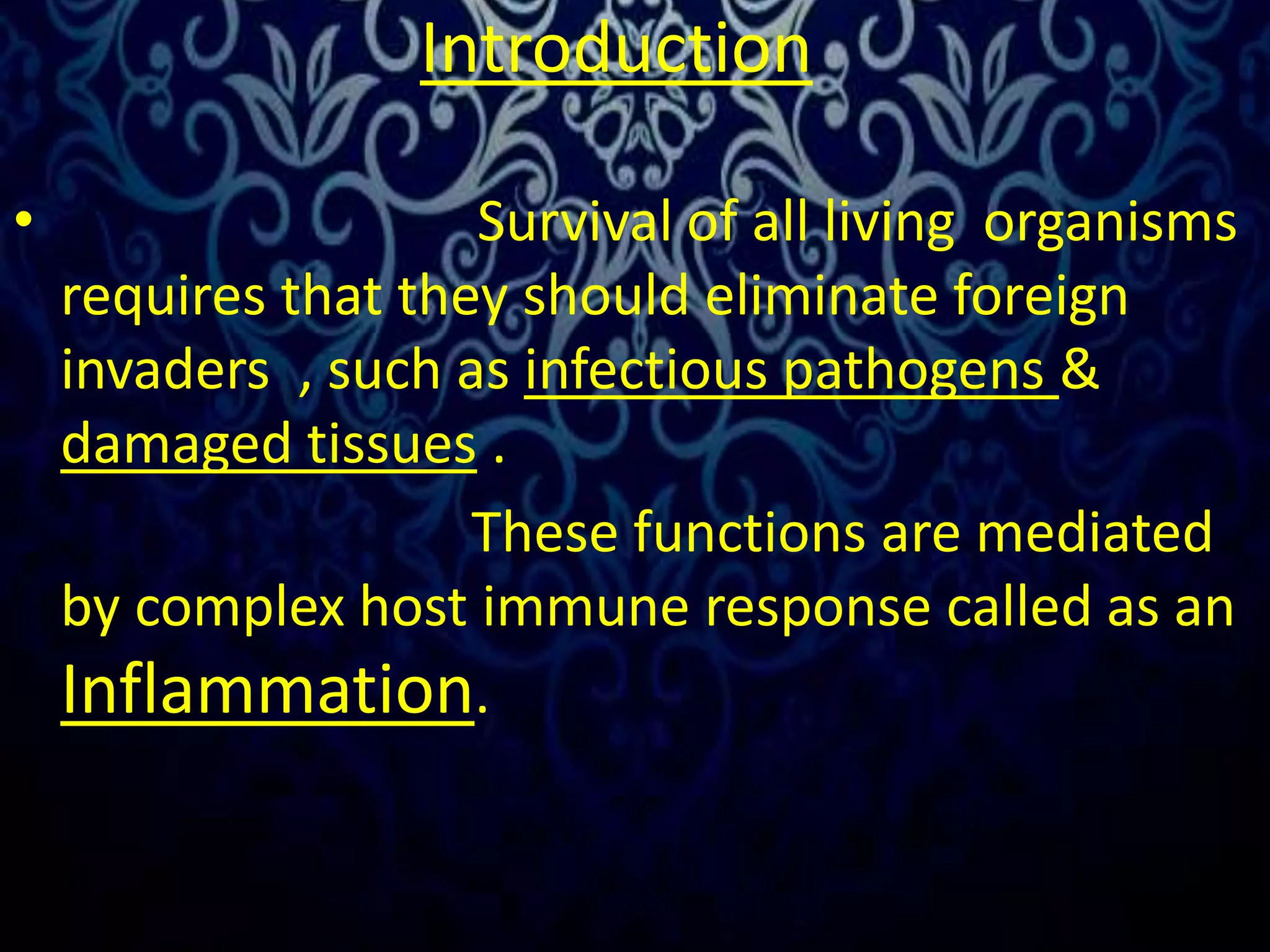 Inflammation by Dr. Amit T. Suryawanshi, Oral Surgeon, Pune | PPTX