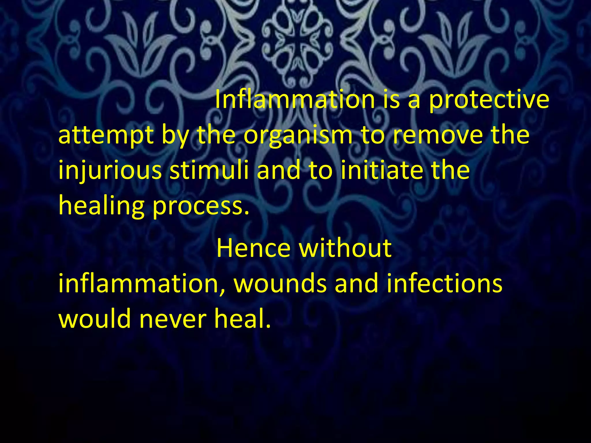 Inflammation by Dr. Amit T. Suryawanshi, Oral Surgeon, Pune | PPTX