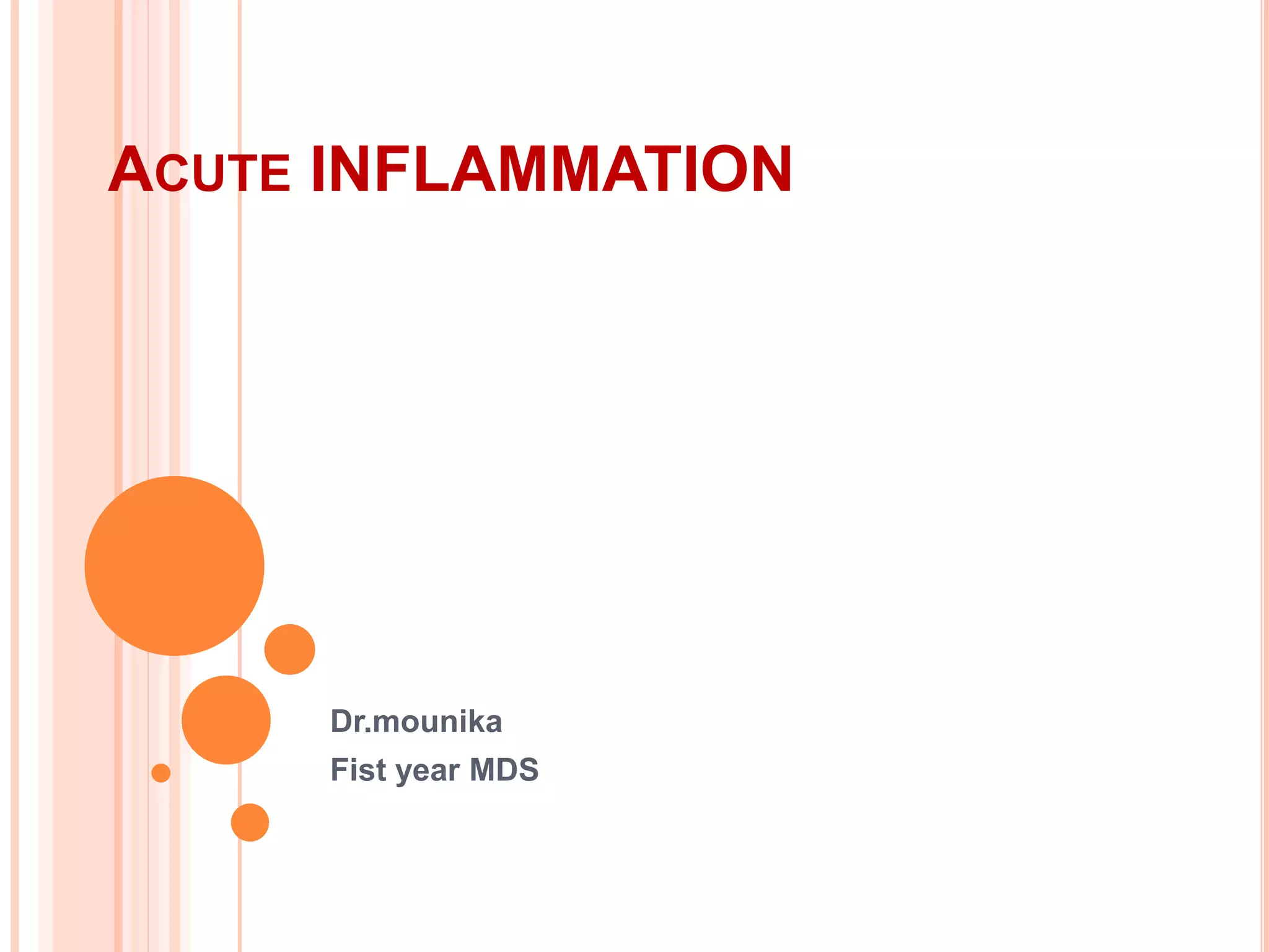 Inflammation | PPTX