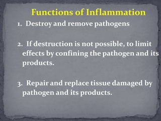 Inflammation: Introduction | PPTX