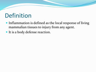 Inflammation | PPTX