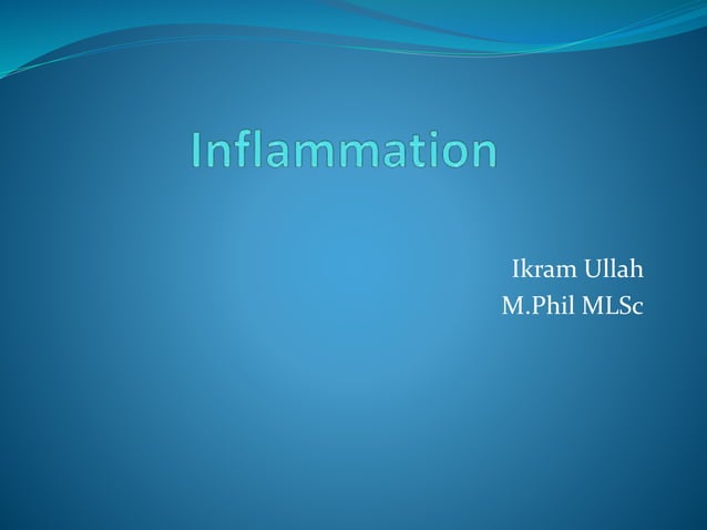 Inflammation | PPTX