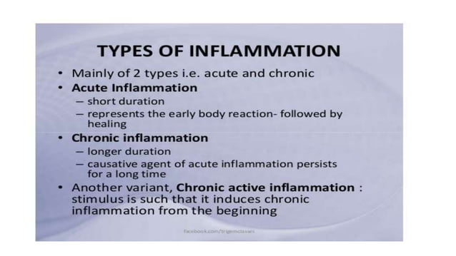Pathophysiology of Inflammation | PPTX | Diseases and Conditions ...