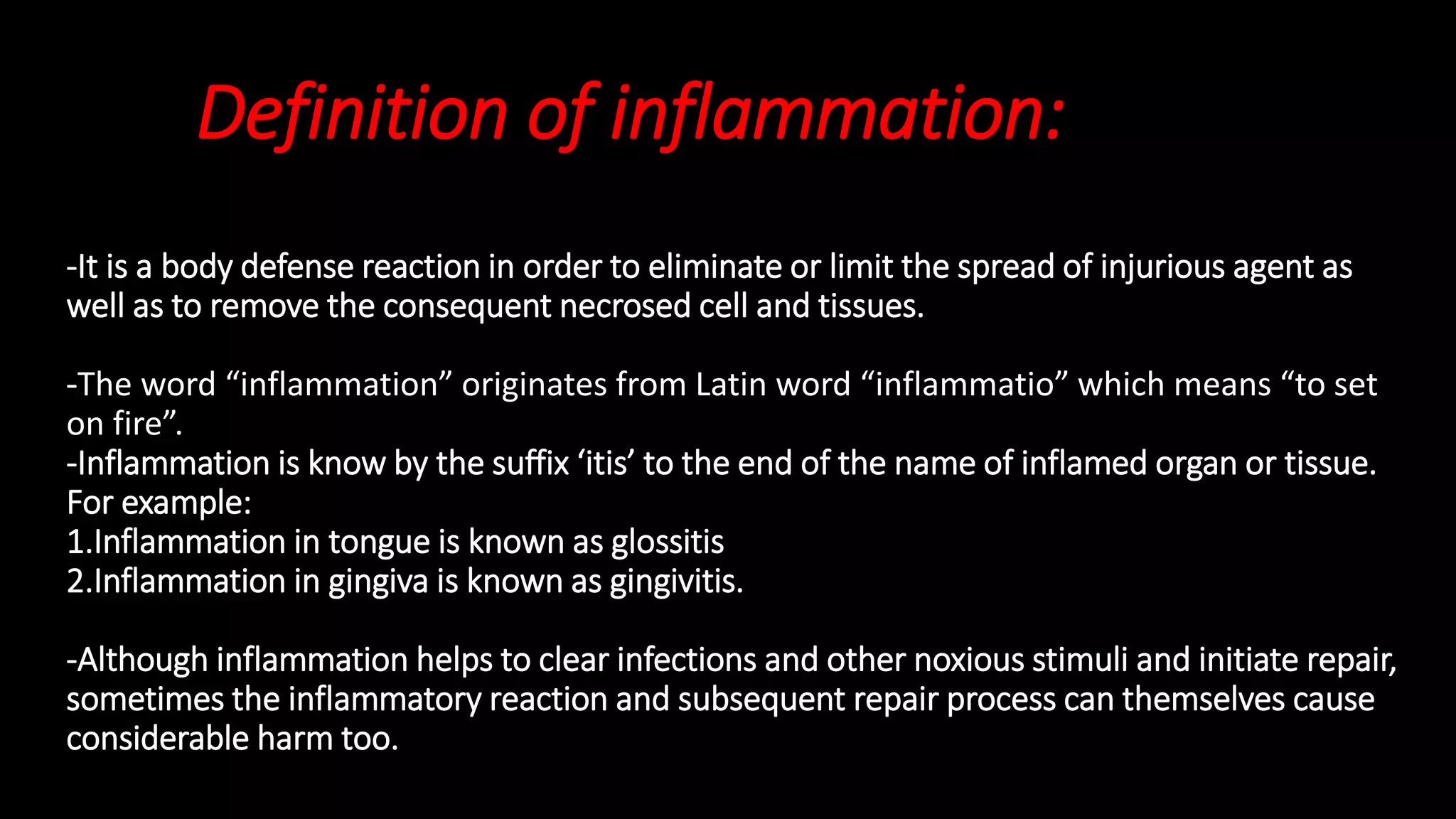 Inflammation | PPTX