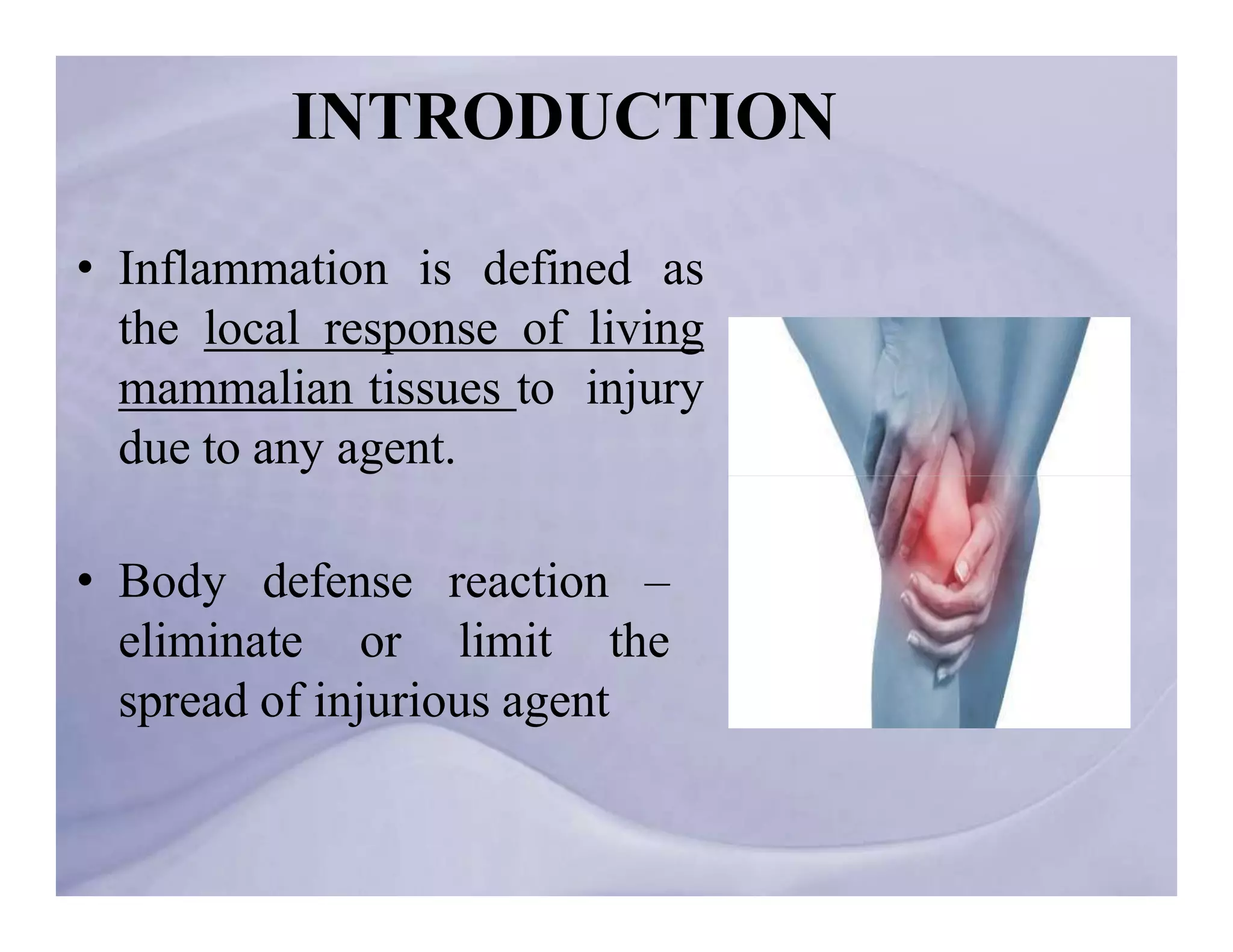 inflammation.pptx | Blood Disorders | Diseases and Conditions
