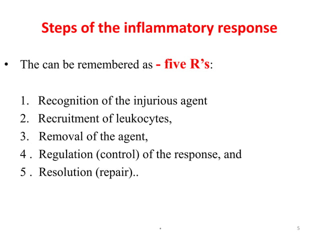 Inflammation caused by inflammatory reaction | PPT