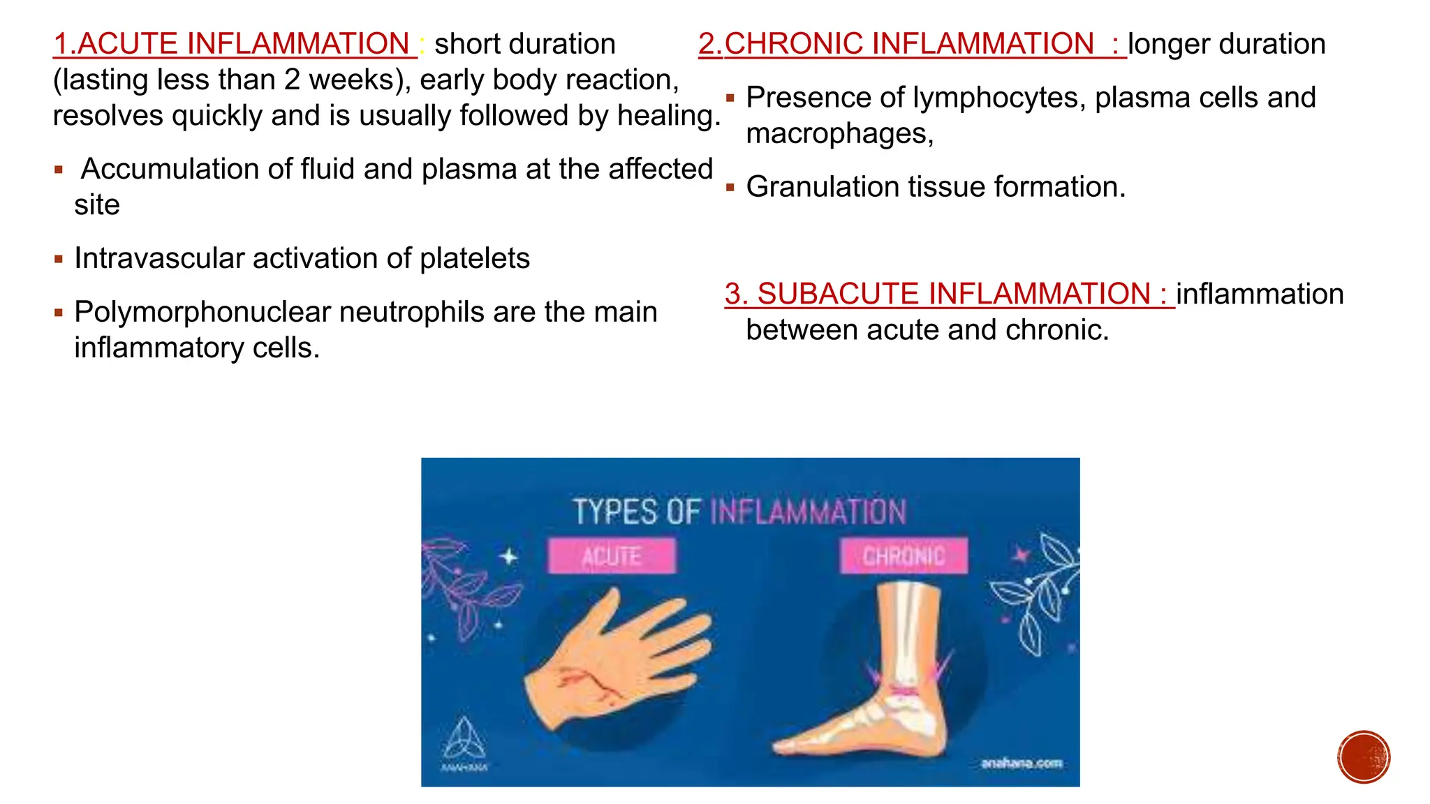 INFLAMMATION: acute and chronic inflammation | PPTX