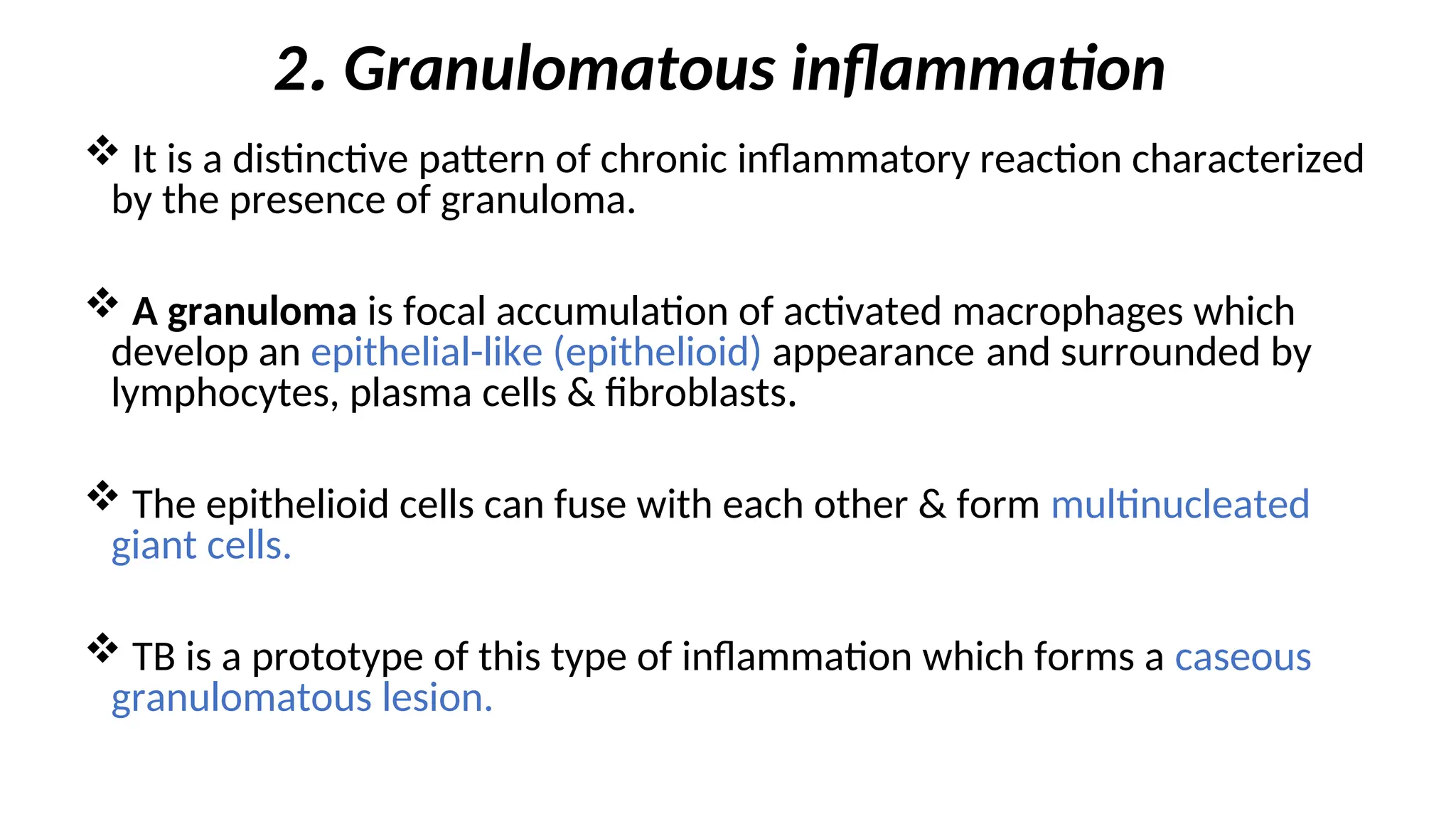 Inflammation is a basic pathological topic | PPT