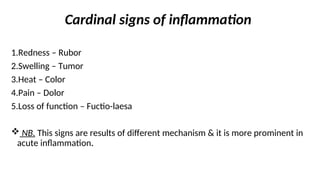 Inflammation is a basic pathological topic | PPT