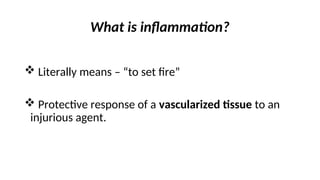 Inflammation is a basic pathological topic | PPT