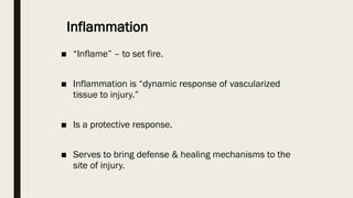 INFLAMMATION ACUTE AND CHRONIC DISEASESS | PPTX