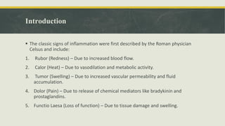 Acute & Chronic Inflammation, Chemical mediators in Inflammation and ...