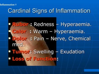 Inflammation Lecture 1 Dr Ejaz Waris | PPT