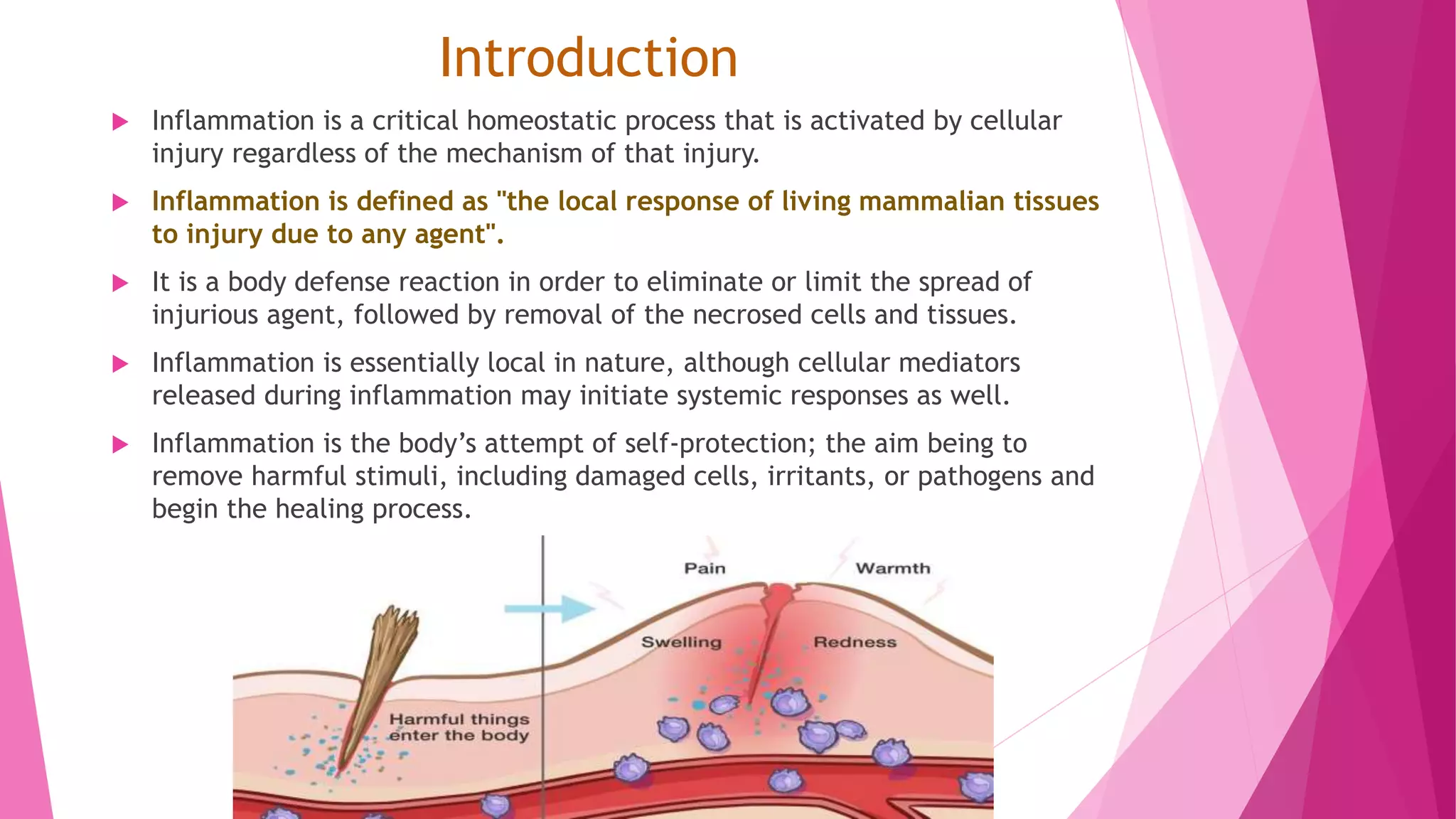 Inflammation lecture 4 | PPTX