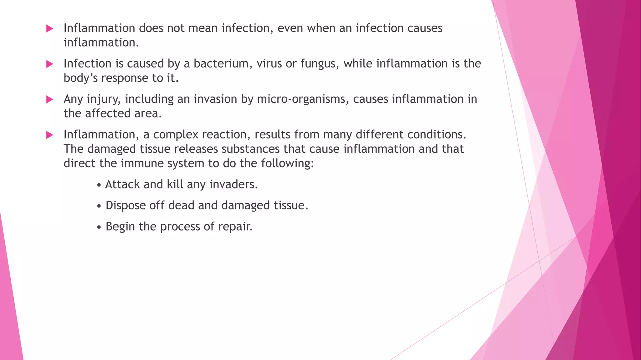 Inflammation lecture 4 | PPTX