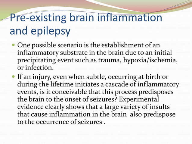 Inflammation and epilepsy | PDF | Brain and Nervous System Disorders | Diseases and Conditions