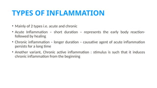 Inflammation and Healing Pathophysiology | PPTX
