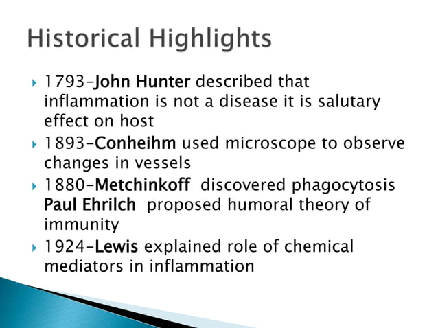 Inflammation and its mechanism | PPTX | Chemistry | Science