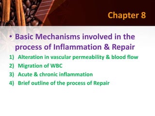 Inflammation and tissue Repair.pptx cell injury | PPTX