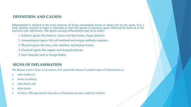 Inflammation and wound healing. Pathophysiology | PDF | First Aid ...