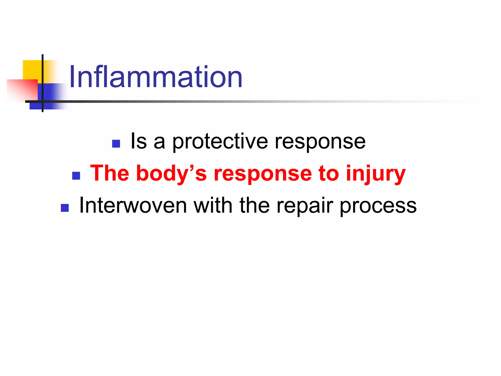 Inflammation & cellular response | PPTX