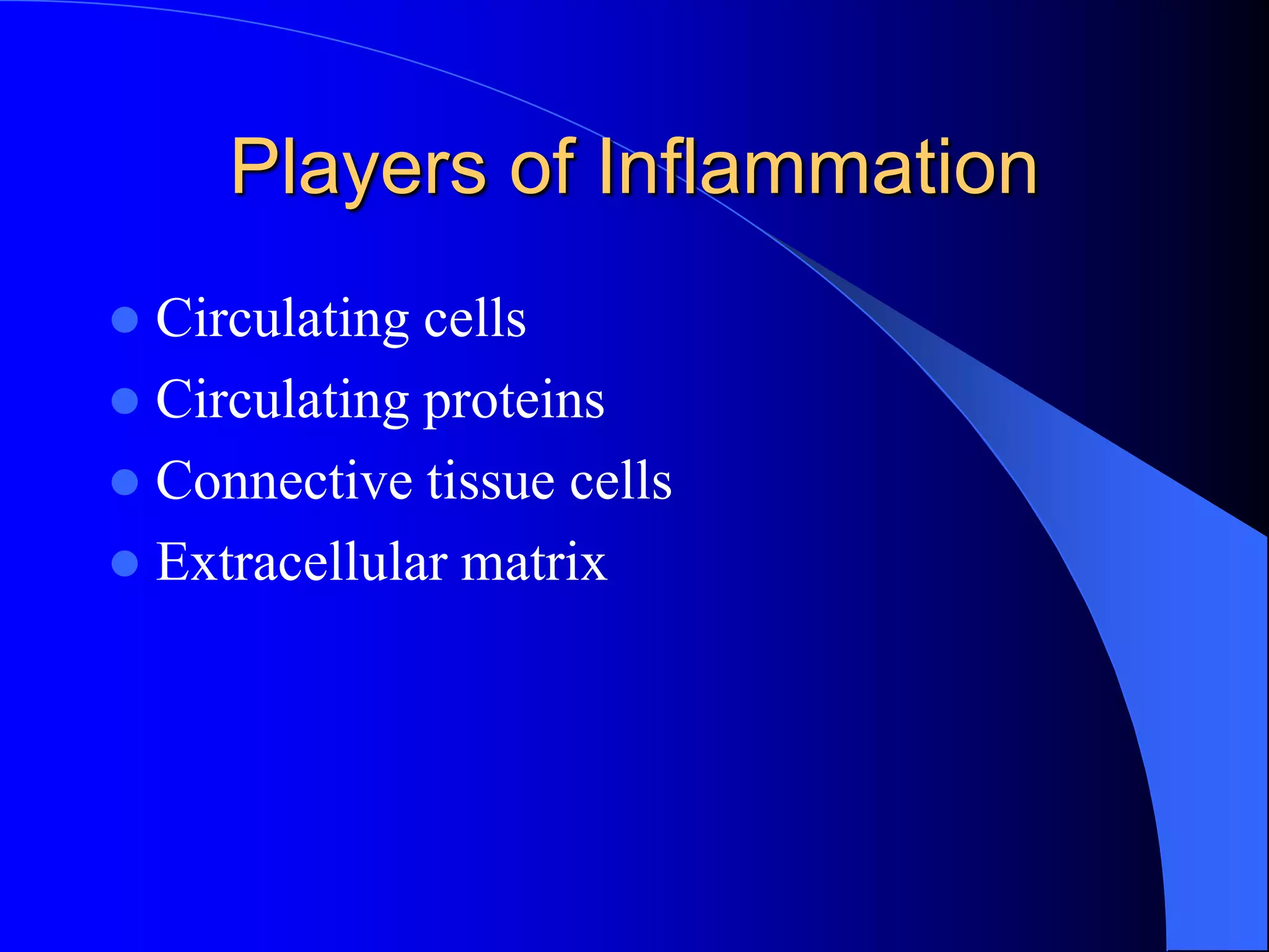 Inflammation lecture | PPT