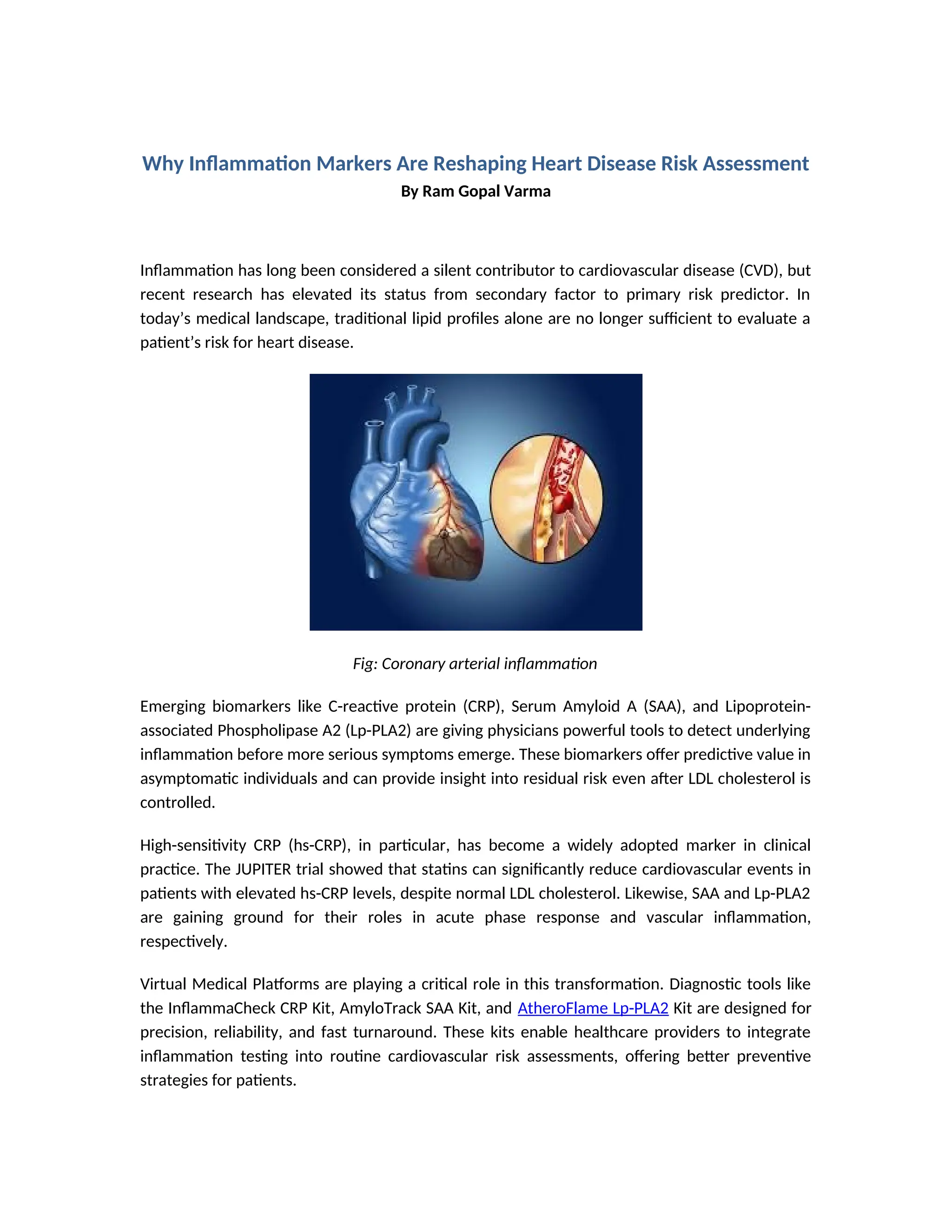Why Inflammation Markers Are Reshaping Heart Disease Risk Assessment | DOCX