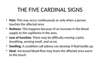 INFLAMMATION in surgical nursing FHSpptx | PPTX