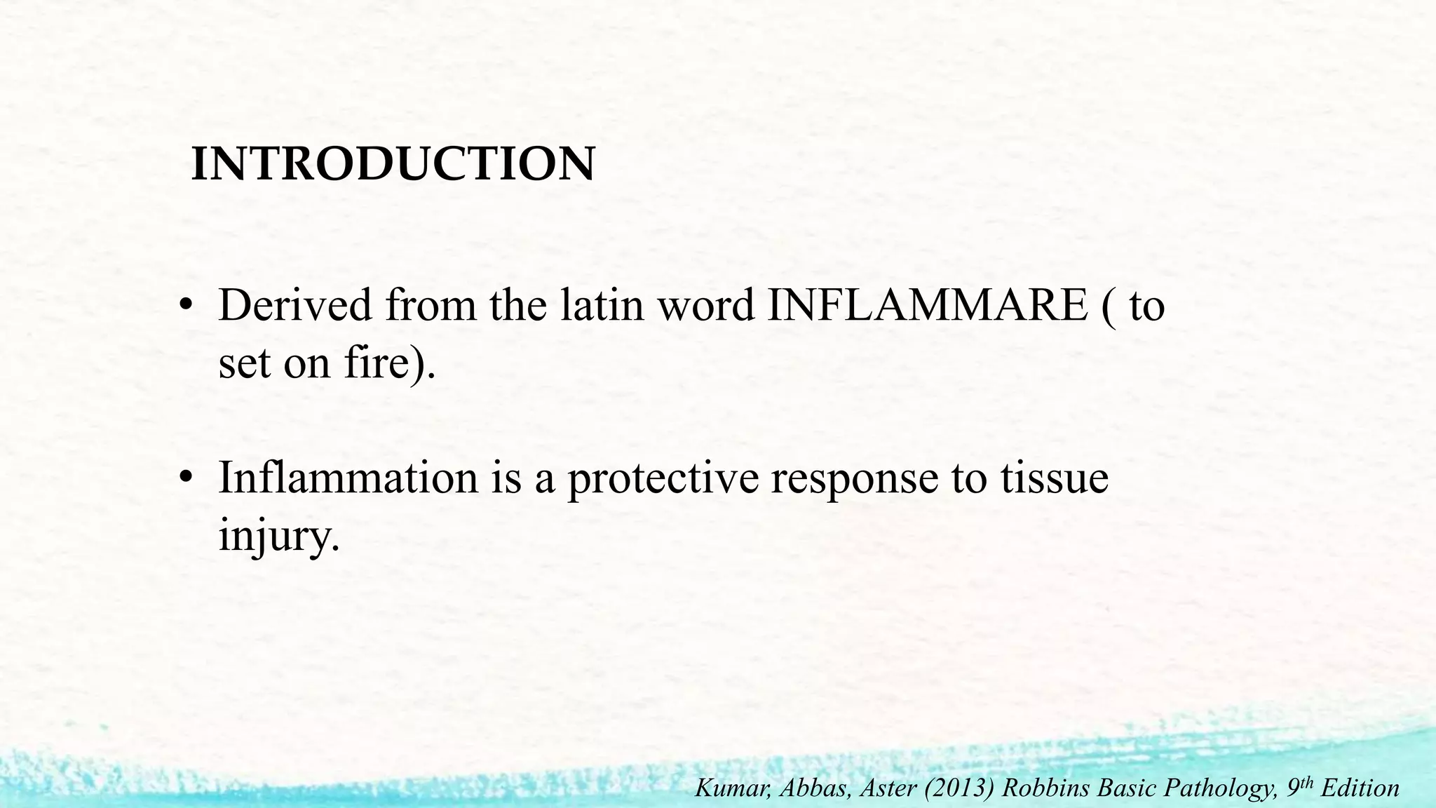 Inflammation in the Oral Cavity | PPTX