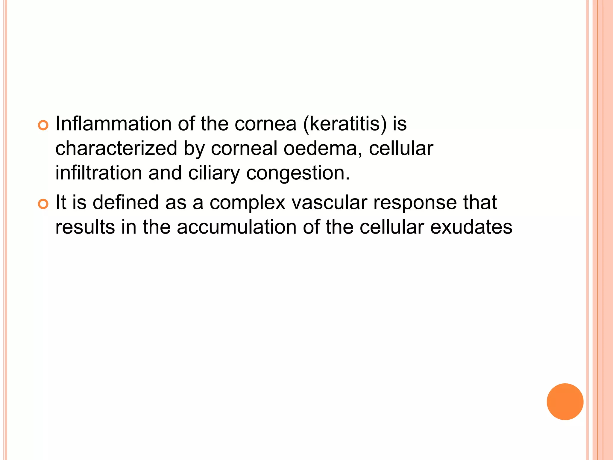 Inflammation of cornea | PPTX