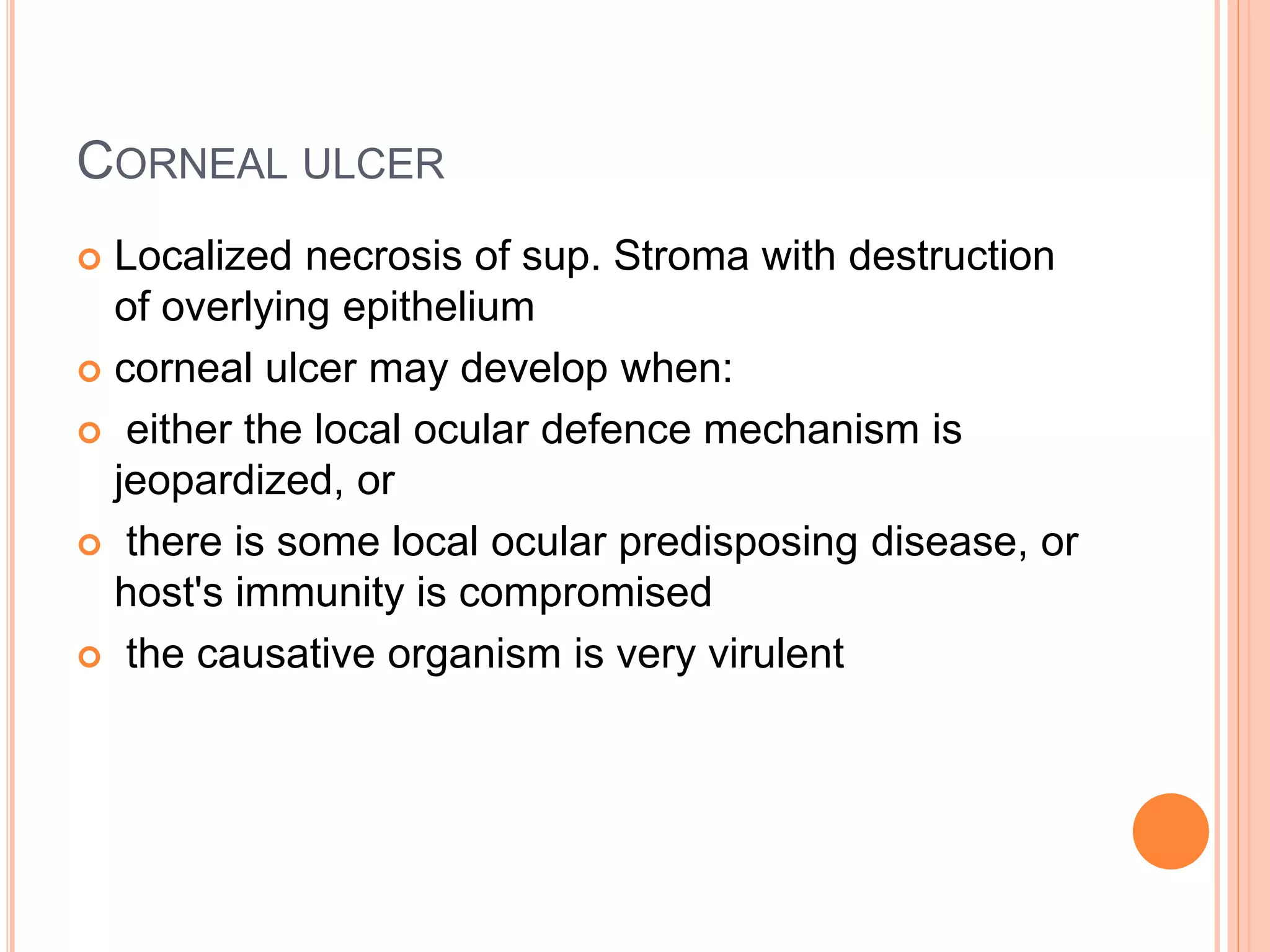 Inflammation of cornea | PPTX