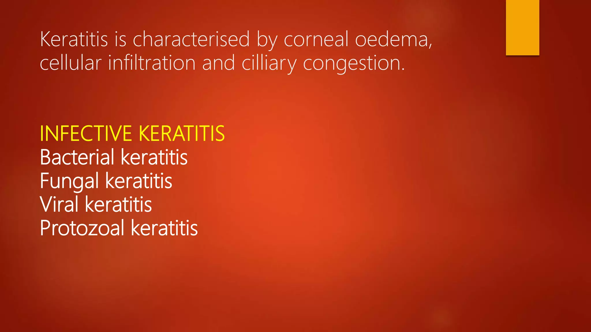 Inflammation of cornea | PPTX