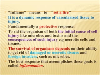Inflammation overview | PPT