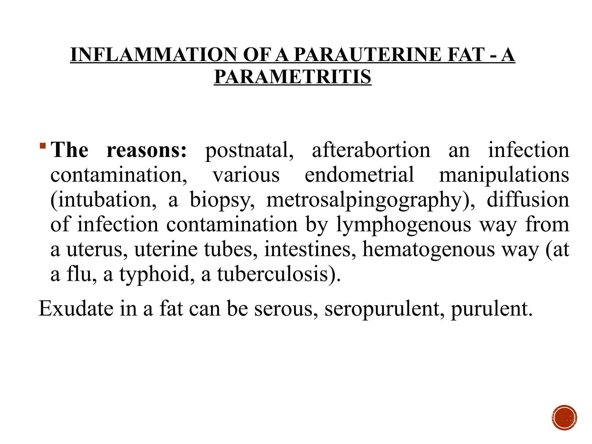 inflammative diseases. Classification. Teatment.pptx