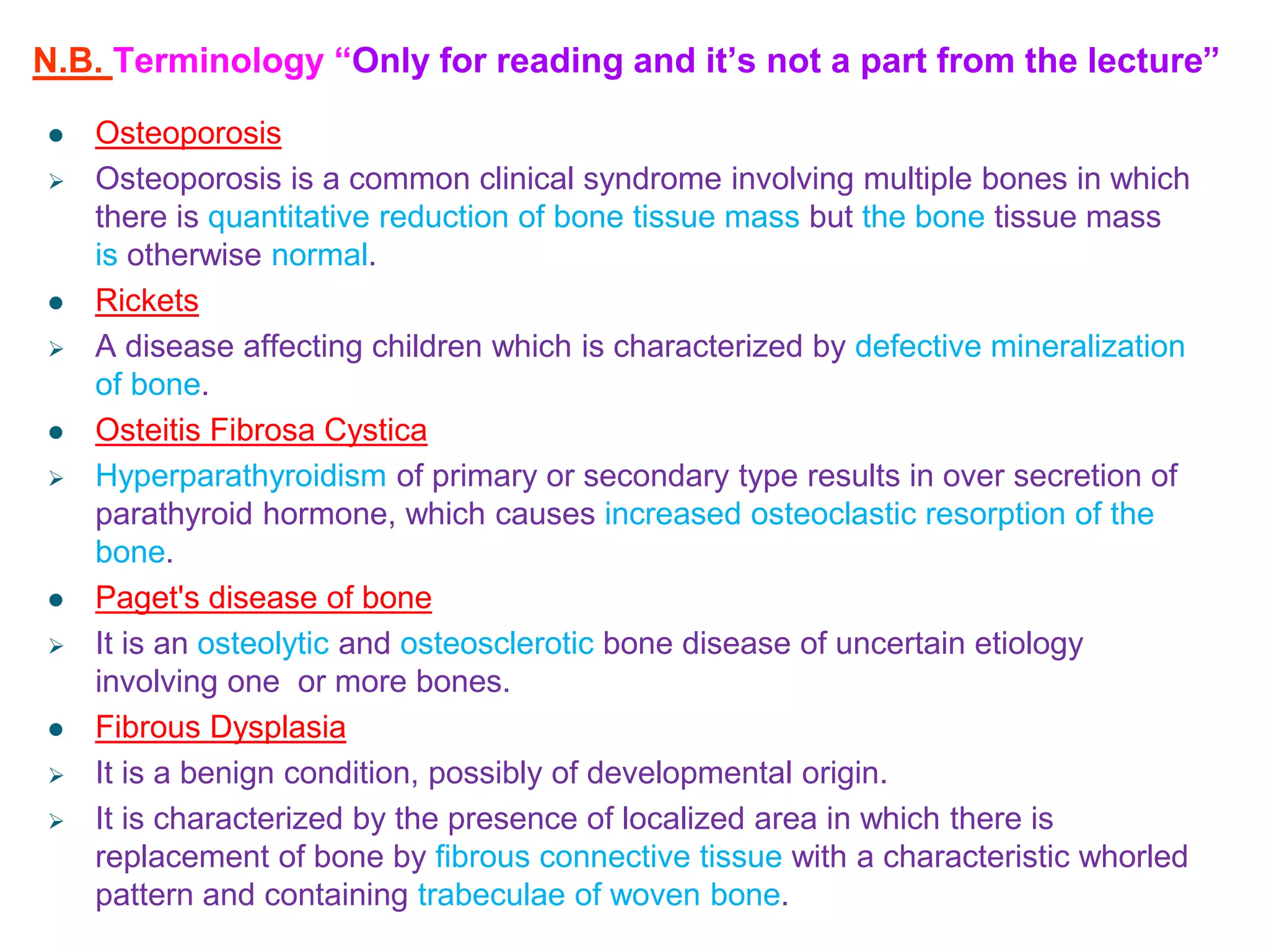 Inflammatory bone diseases & bone fracture_Dr.Manal Ismail Abd-Elghany ...