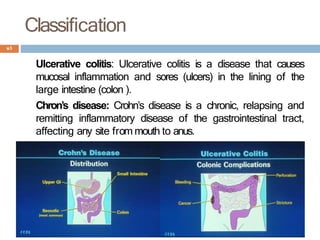 inflammatory bowel diseas.pptx | Digestive Disorders | Diseases and ...