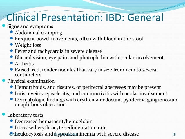 Inflammatory bowel disease.2014
