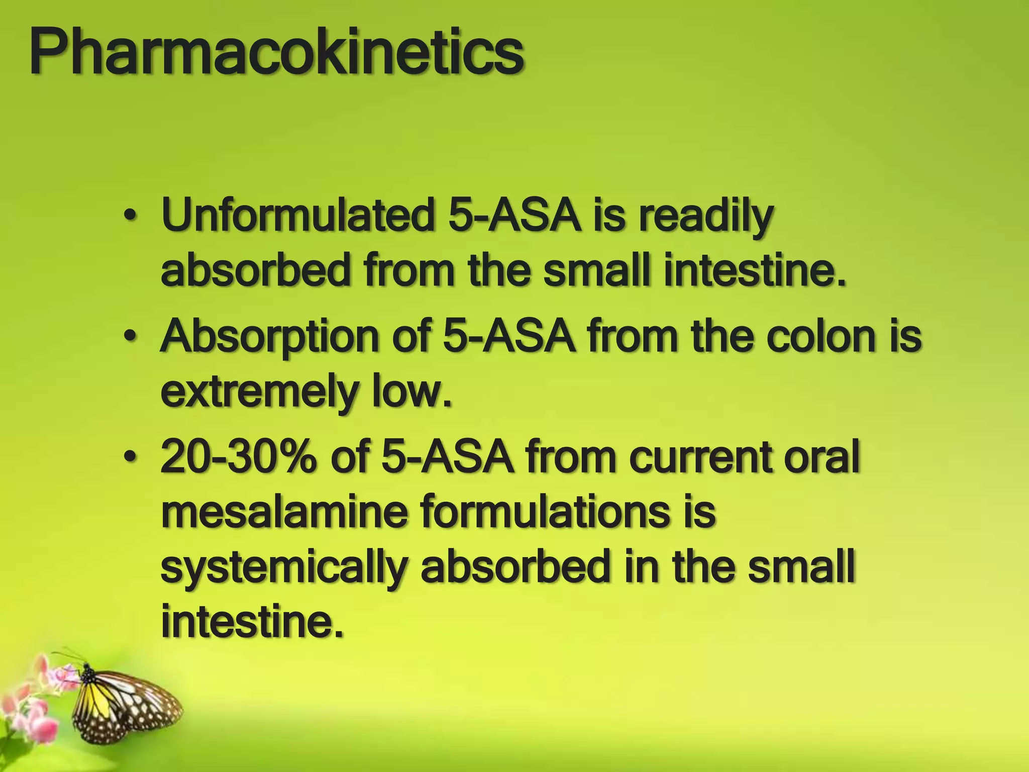 Inflammatory bowel disease: aminosalicylates | PPSX