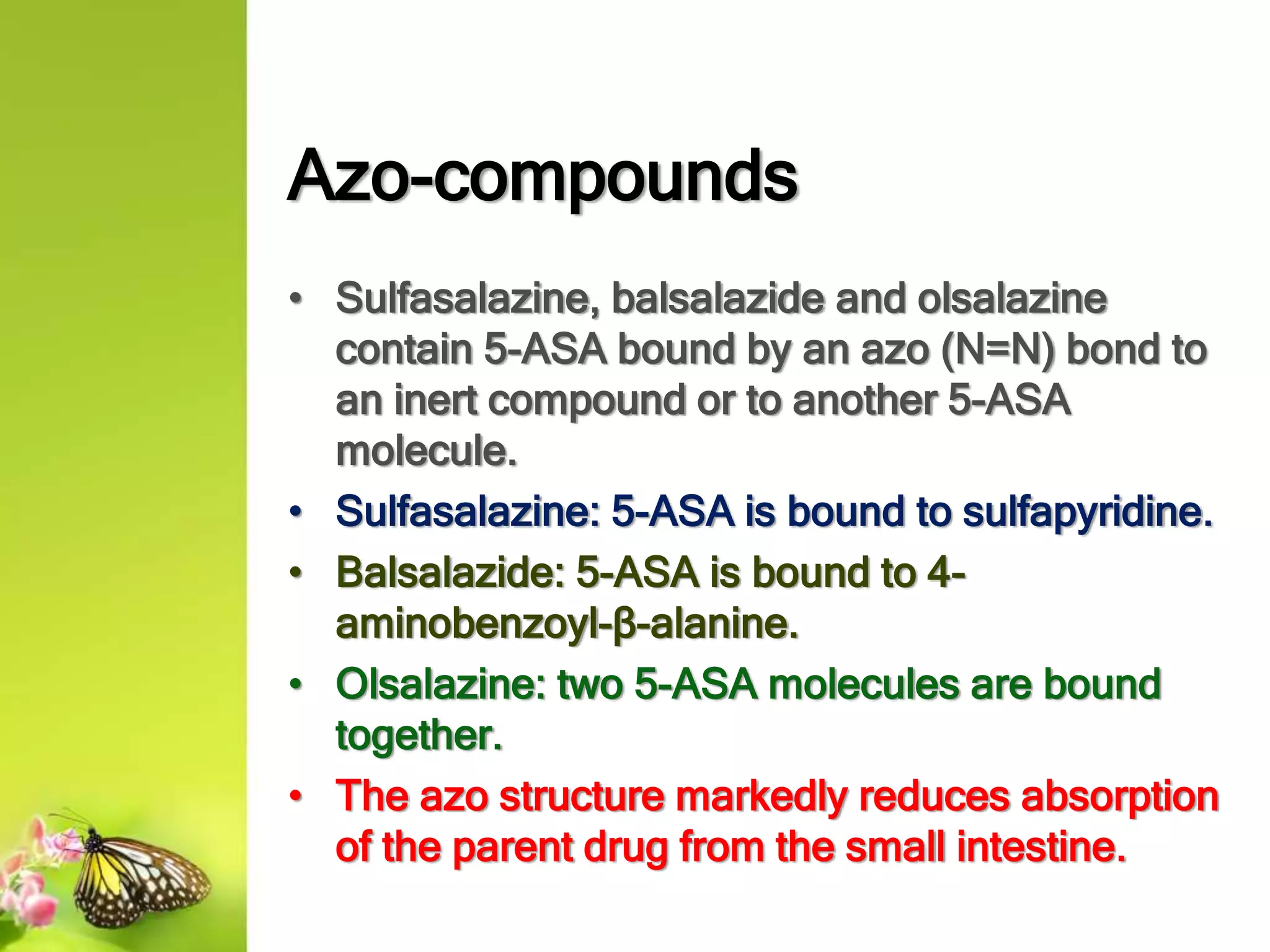 Inflammatory bowel disease: aminosalicylates | PPSX