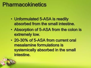 Inflammatory bowel disease: aminosalicylates | PPSX