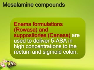 Inflammatory bowel disease: aminosalicylates | PPSX