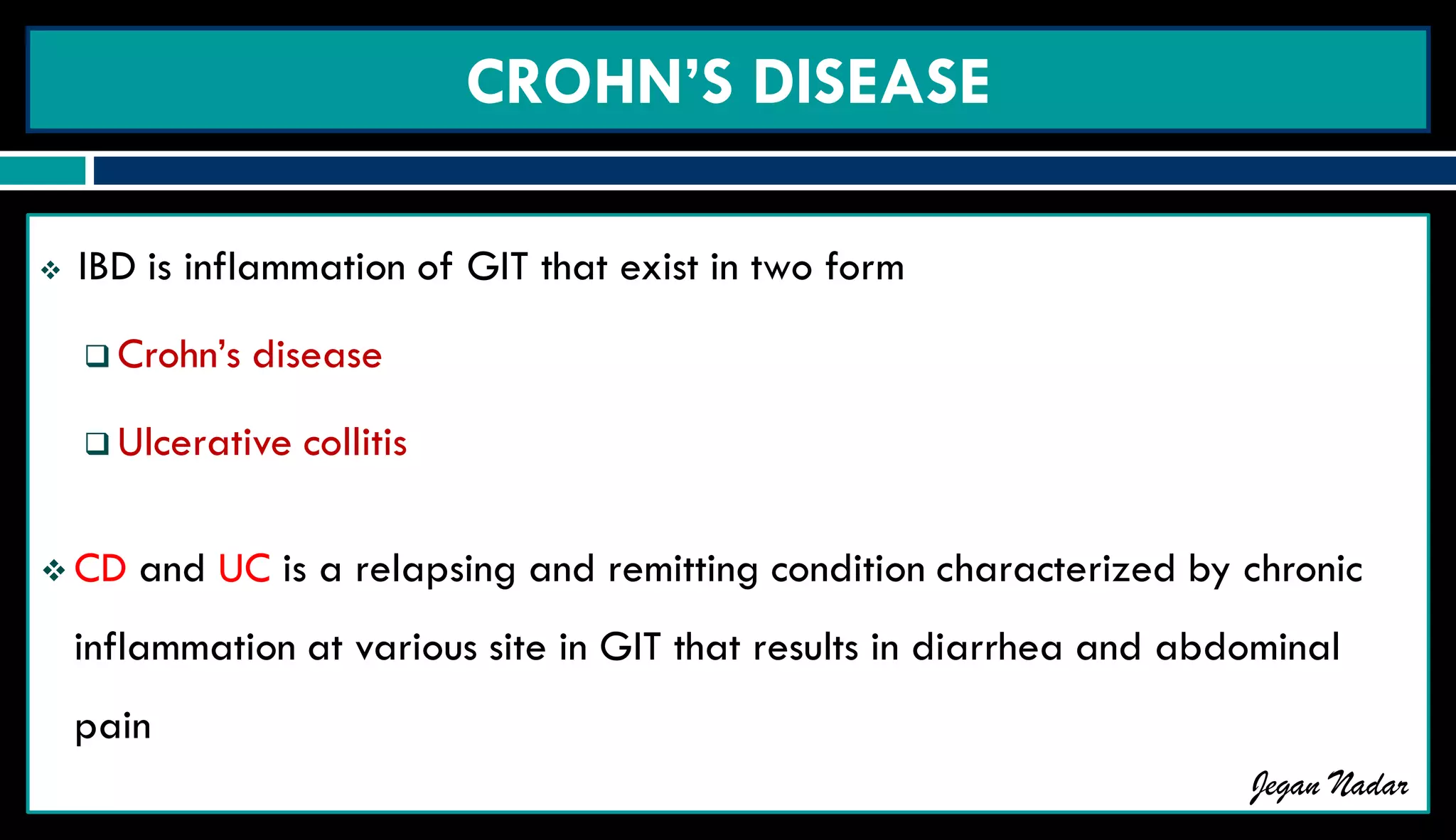 Pathophysiology of Inflammatory bowel disease | PDF