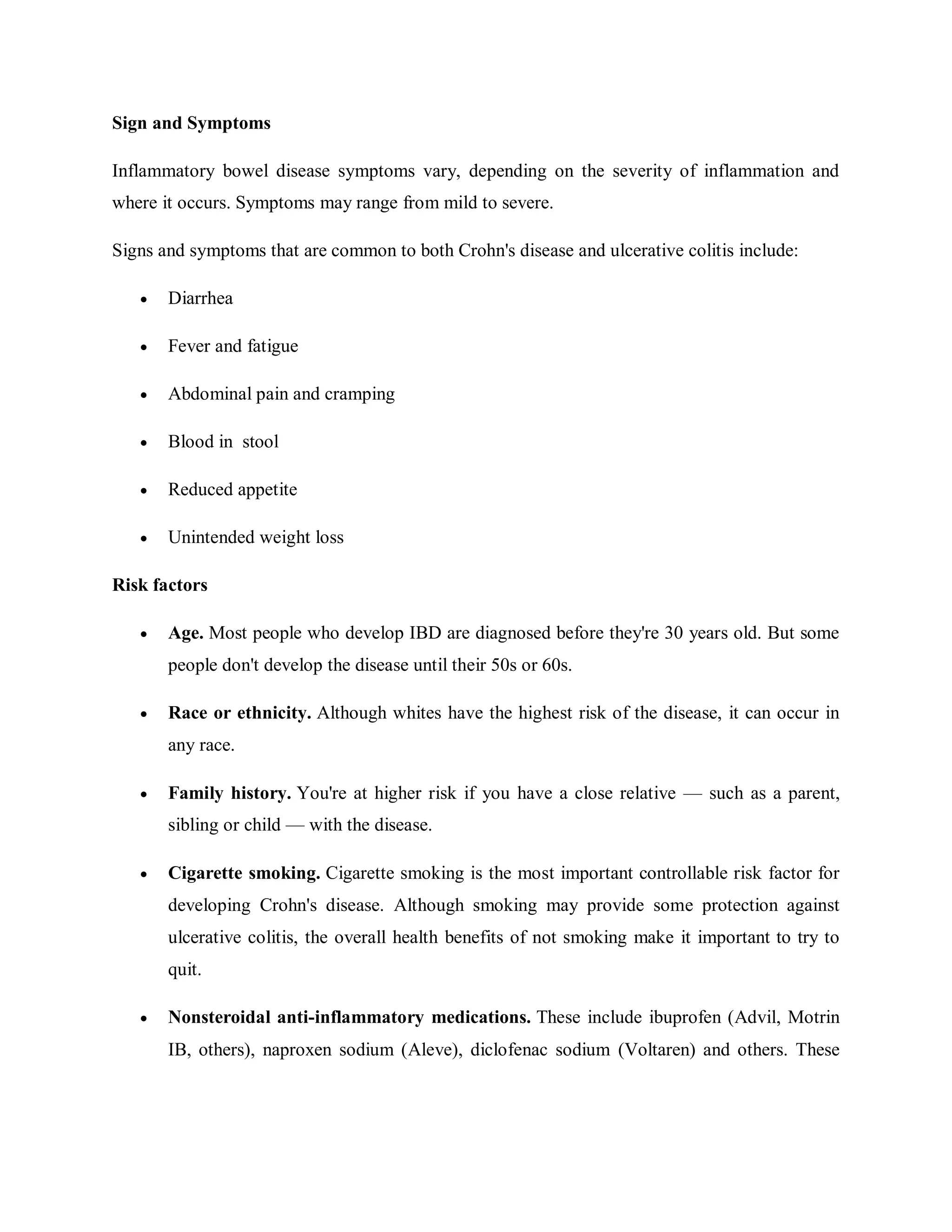 Pathophysiology of Inflammatory bowel disease | PDF | Digestive ...
