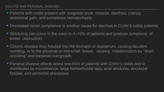 Inflammatory bowel disease - clinical features, diagnosis and ...