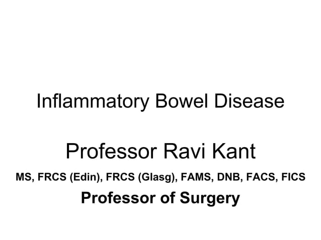 Inflammatoryboweldiseaseppt