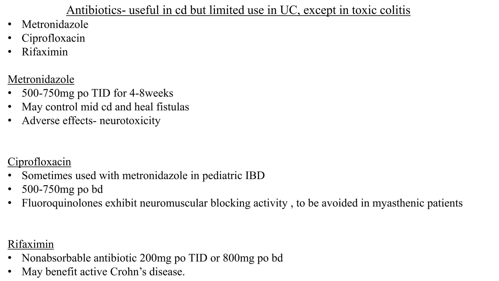 INFLAMMATORY BOWEL DISEASE-UC,CD DRUGS.pptx