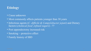Inflammatory bowel disease(IBD) BY DR SAMI KUMAR SHAH -1.pptx